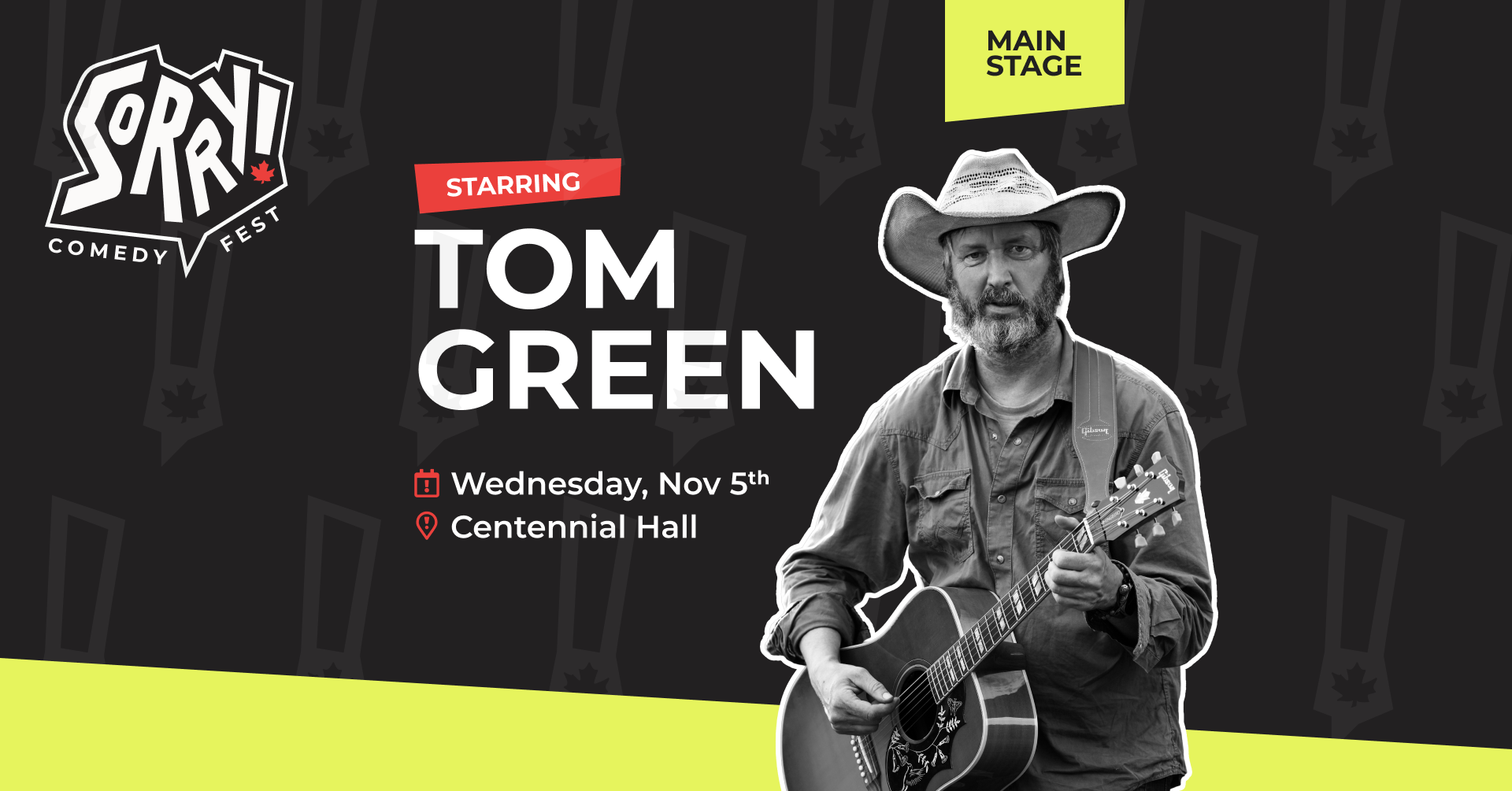 Tom Green – Sorry! Comedy Festival